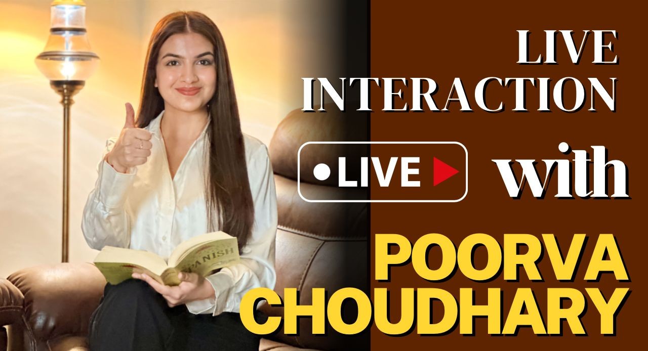 Live session with Poorva Choudhary.